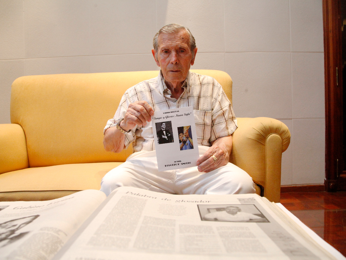 Don Rodolfo D’Angelo, el hombre que más versos le dedicó al tango – La ...